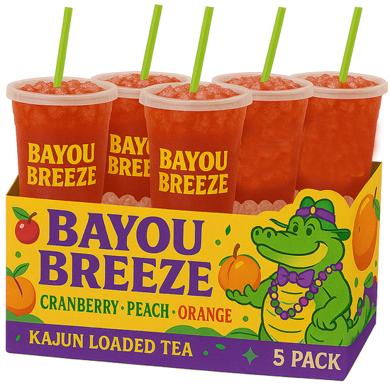 Bayou Breeze | Loaded Tea | Cranberry • Peach • Orange – Kajun Loaded Tea