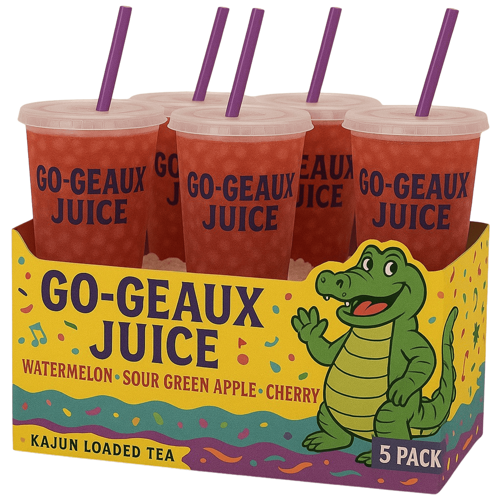 Go-Geaux Juice | Loaded Tea | Watermelon • Sour Green Apple • Cherry ...