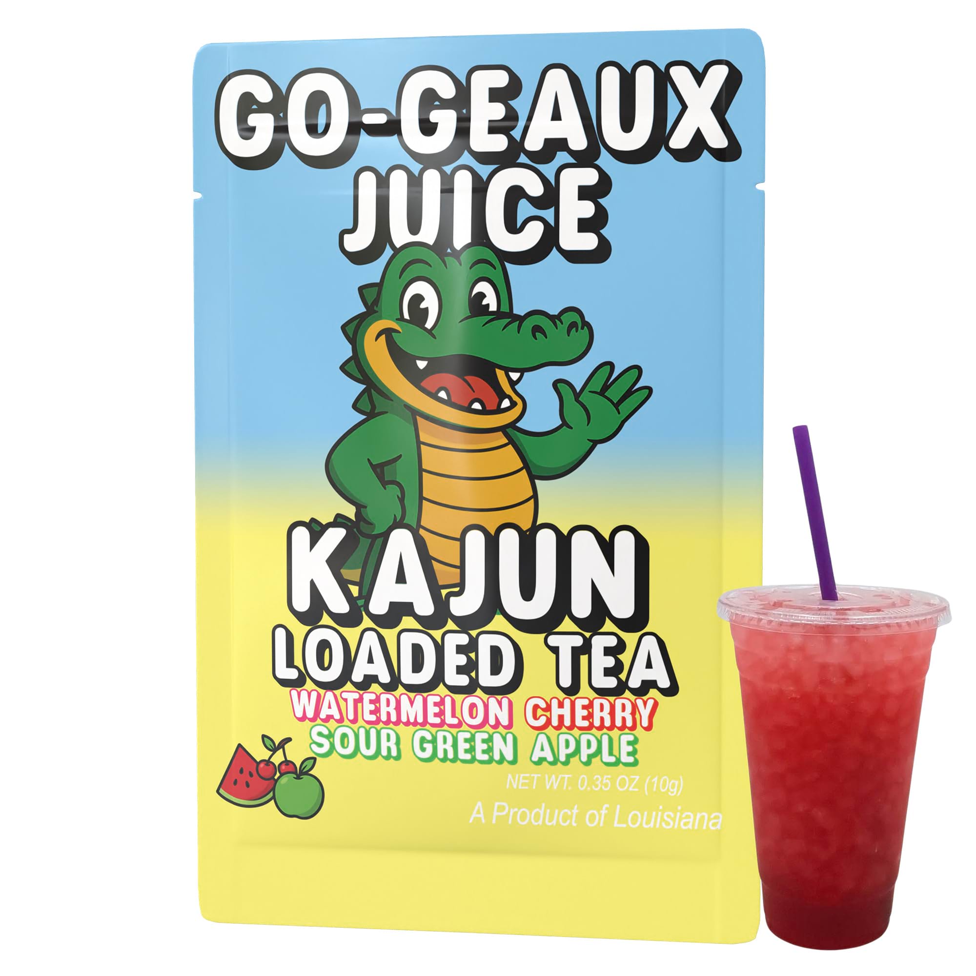 Go-Geaux Juice | Loaded Tea | Watermelon • Sour Green Apple • Cherry ...