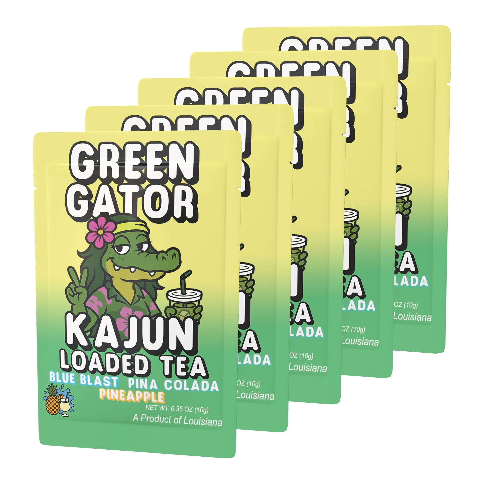 Green Gator | Loaded Tea | Blue Blast • Pina Colada • Pineapple – Kajun ...