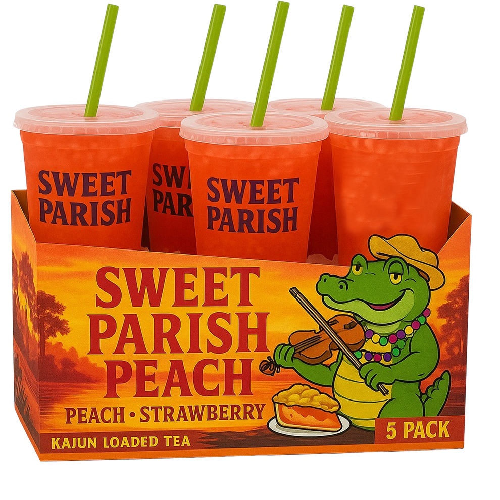 Sweet Parish Peach | Loaded Tea | Peach • Strawberry – Kajun Loaded Tea