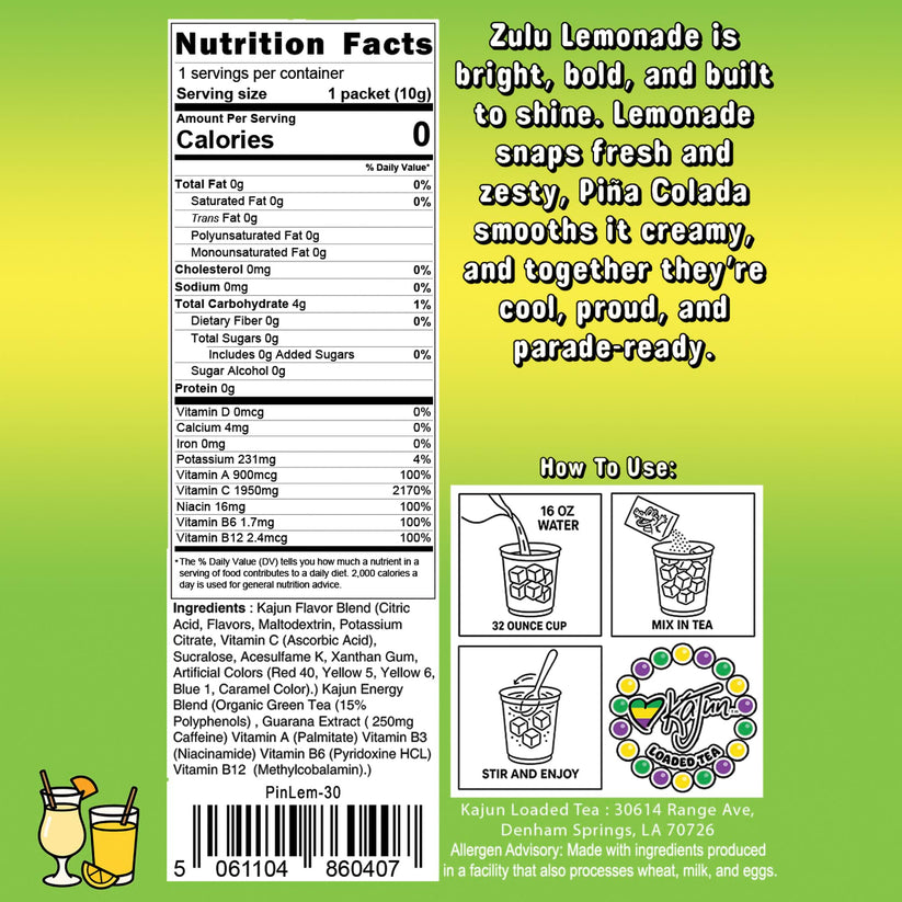 The Piña Colada Pack – Kajun Loaded Tea